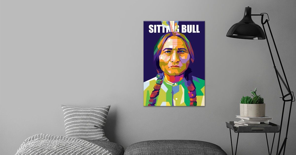 'Sitting Bull' Poster by Erick Sato | Displate
