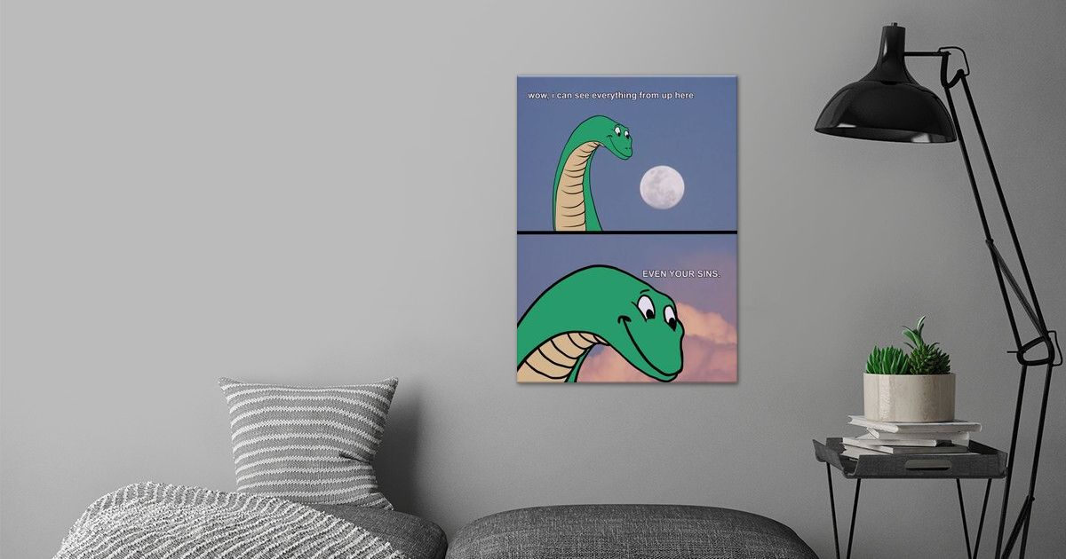 'brontosaurus meme' Poster by Eunoia | Displate