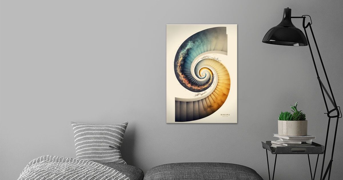 'Fibonacci Sequence ' Poster by RAGANA Design | Displate