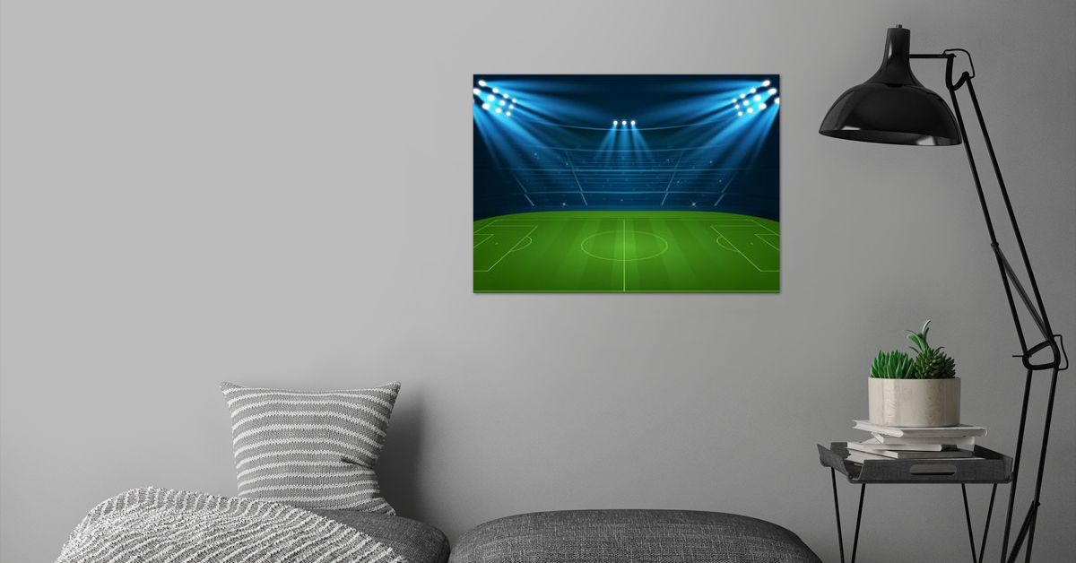 'Football Field' Poster by Creativity Art | Displate