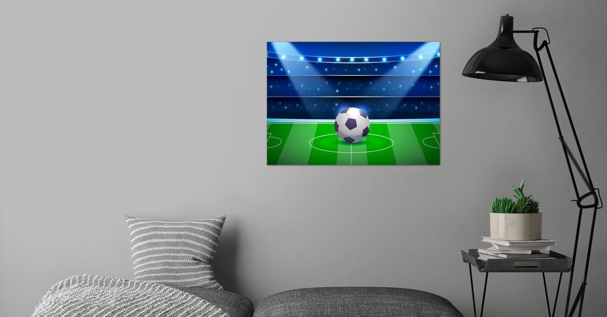 'Football Field ' Poster by Creativity Shop | Displate