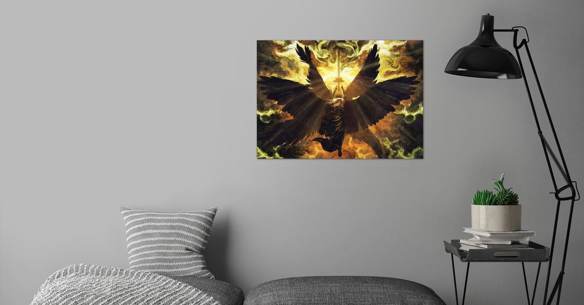 'Admonition Angel' Poster by Anato Finnstark | Displate