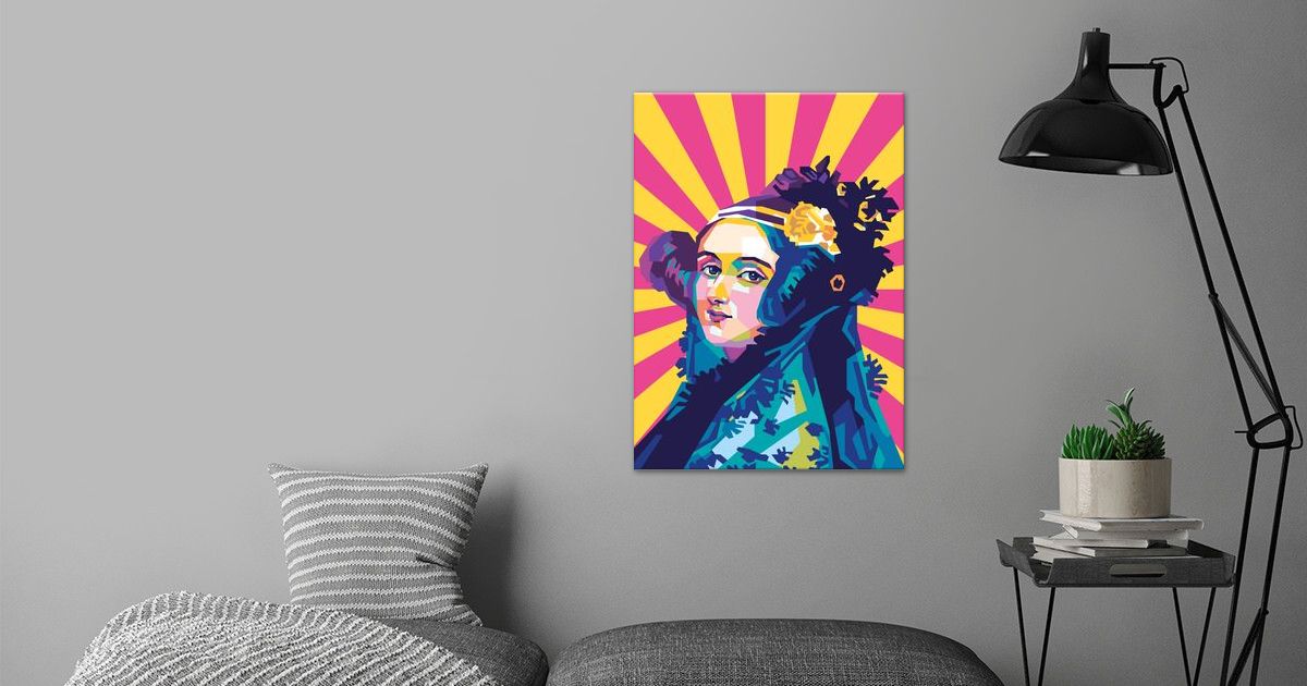 'Ada Lovelace Pop Art' Poster by Amila Trending Poster | Displate
