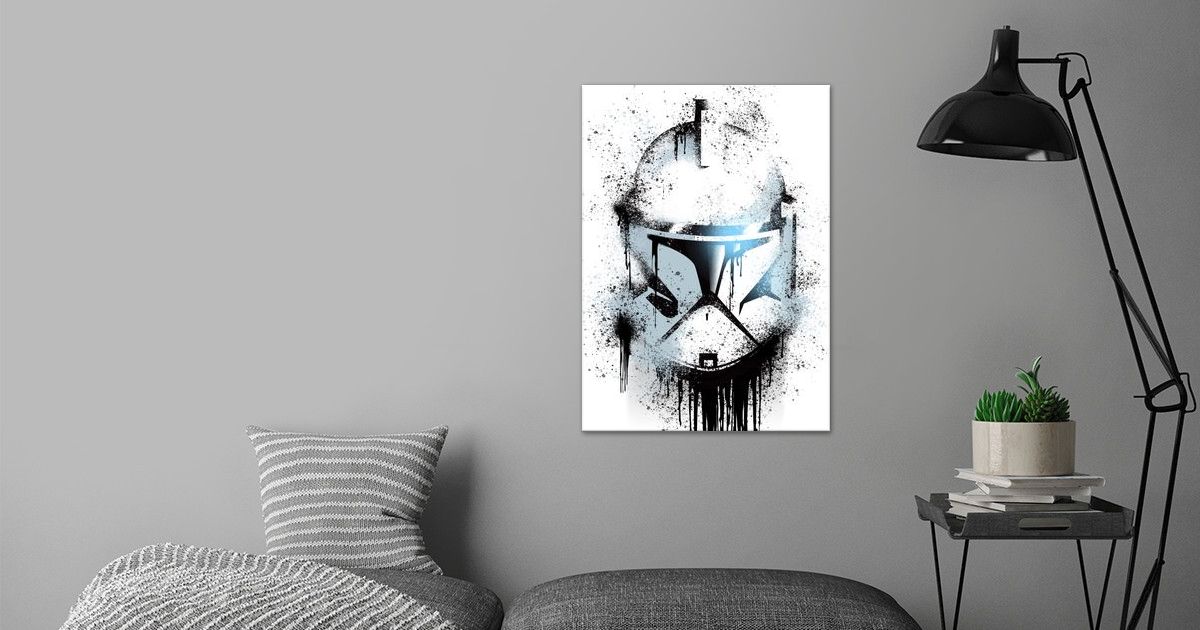 'Clone Trooper Helmet' Poster by Star Wars | Displate