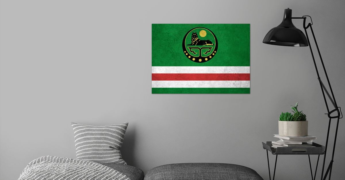 'Alternate Flag of Chechnya' Poster by Angelos Zachariou | Displate