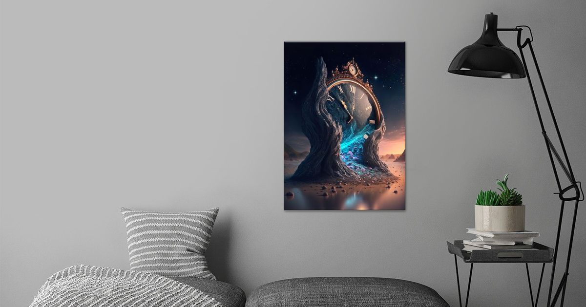 'Spacetime' Poster by TESSERACT ART | Displate