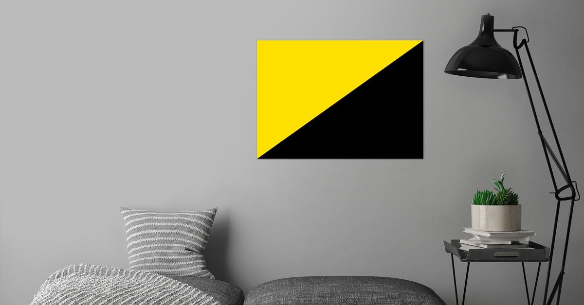 'Anarcho capitalism flag' Poster by anamaria tudor | Displate