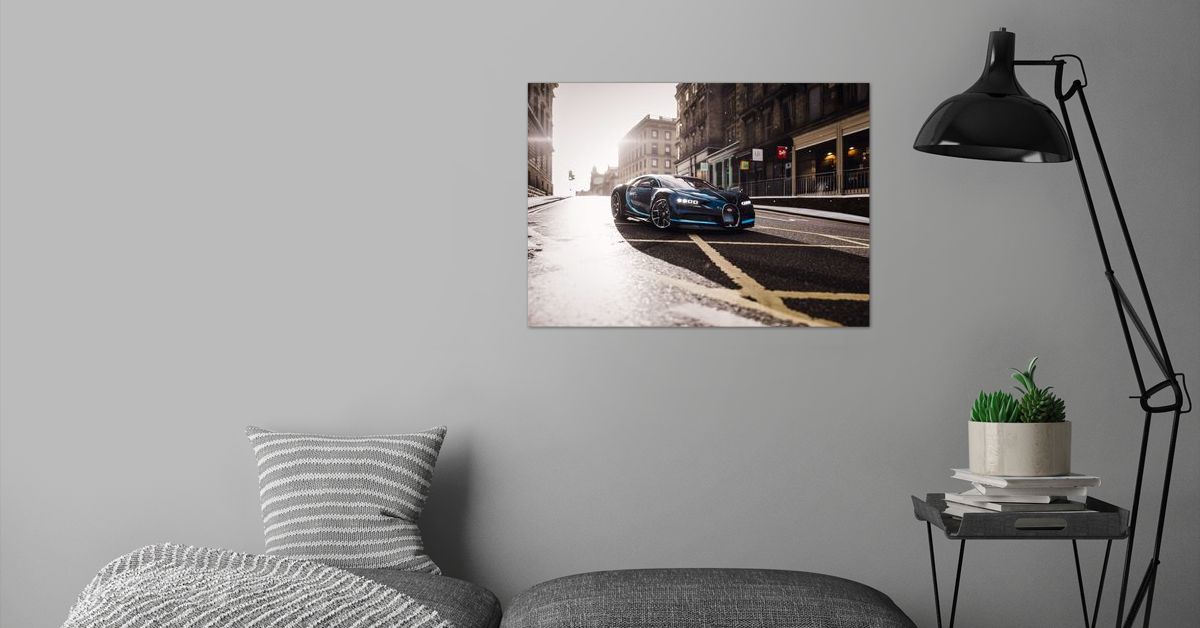 'Bugatti Chiron' Poster by Spot Cars | Displate