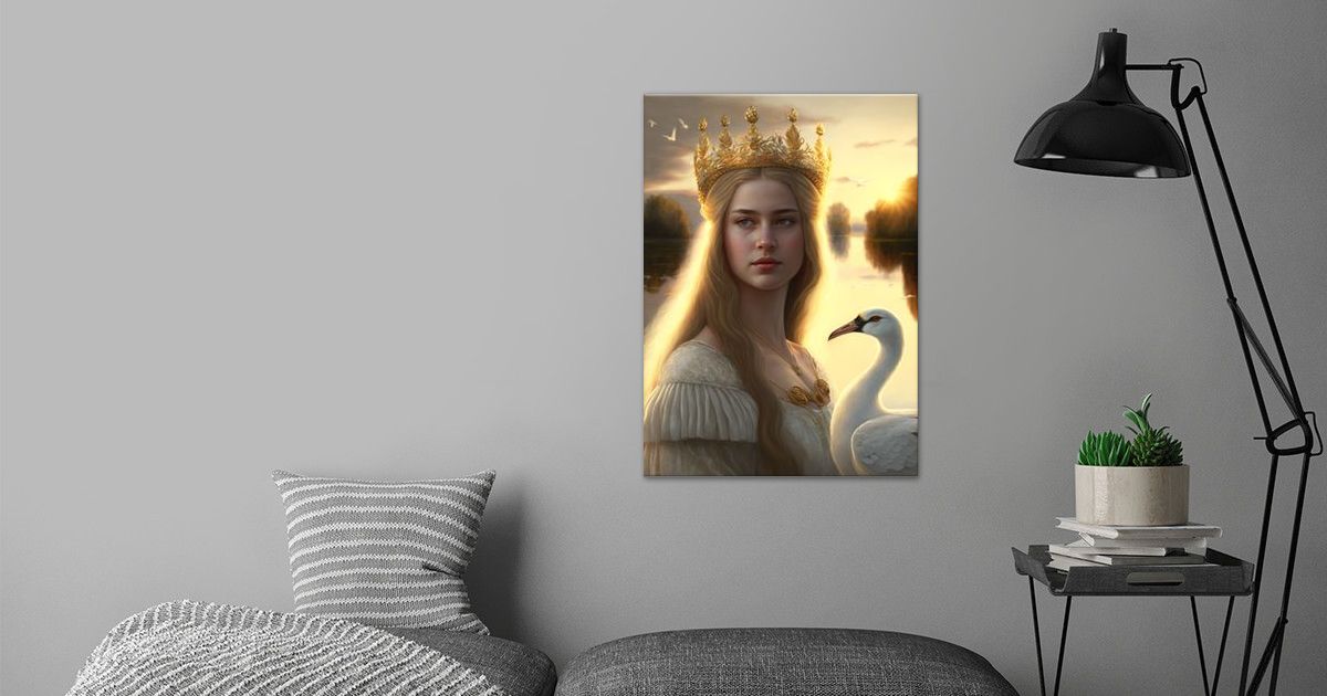 'Slavic Queen of Innocence' Poster by Lotus Blanc | Displate
