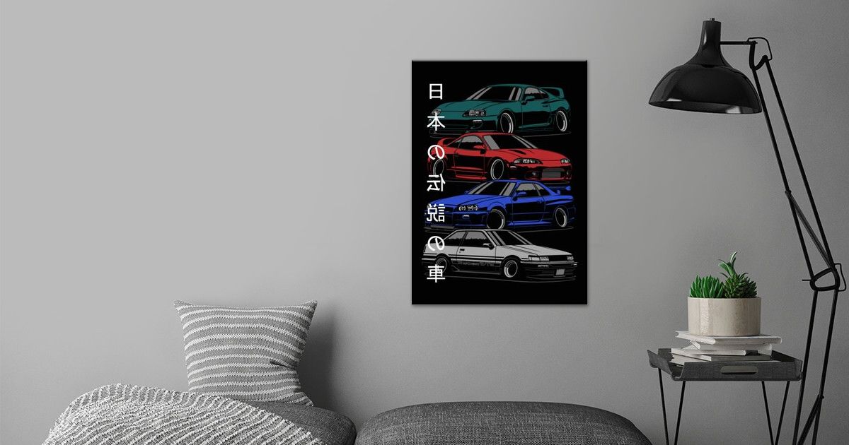 'jdm cars' Poster by SAIDI ARTWORKS | Displate