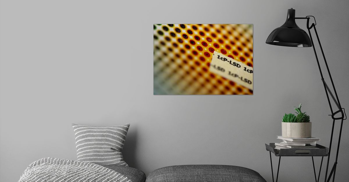 'Self made lsd papers macro' Poster by BakalaeroZz Photography | Displate