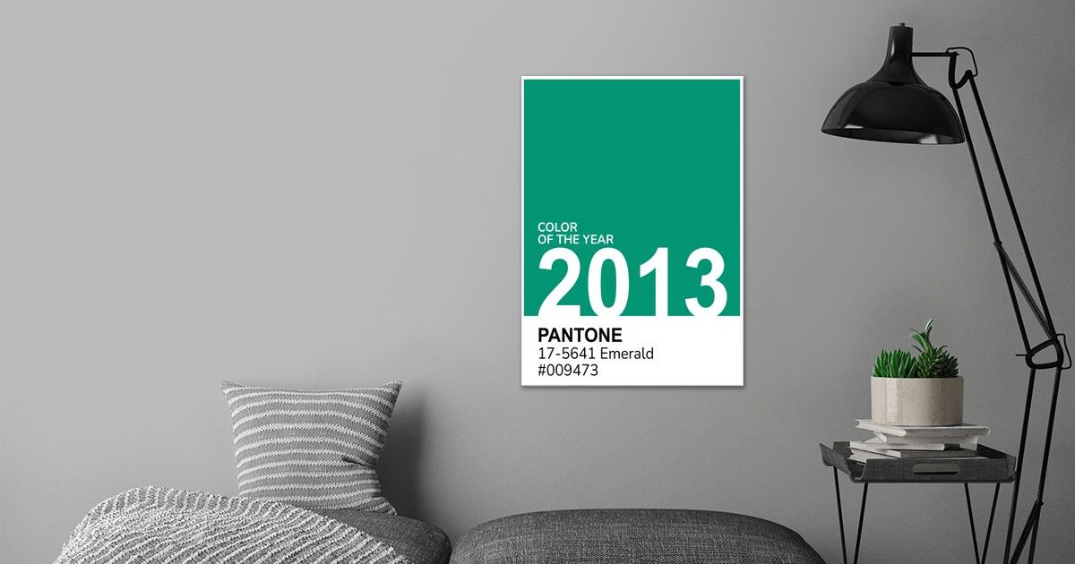 'Pantone of the Year 2013' Poster by HuckleberryArts | Displate