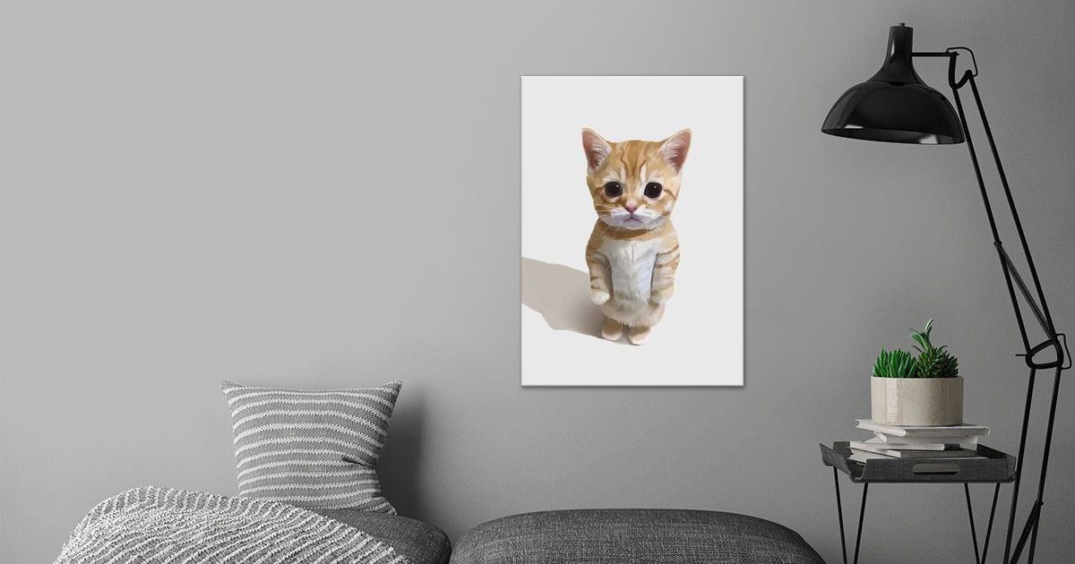 'Cute Cat Meme' Poster by Mashz | Displate