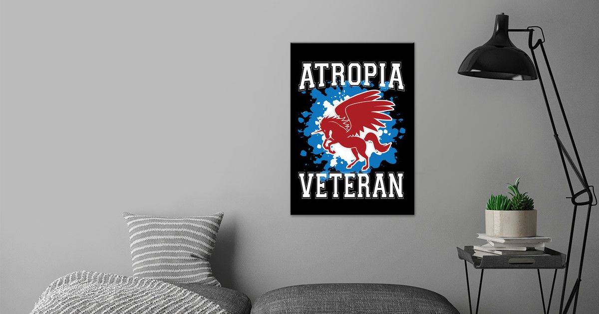 'Unicorn Atropia Veteran' Poster by PangolinArts | Displate