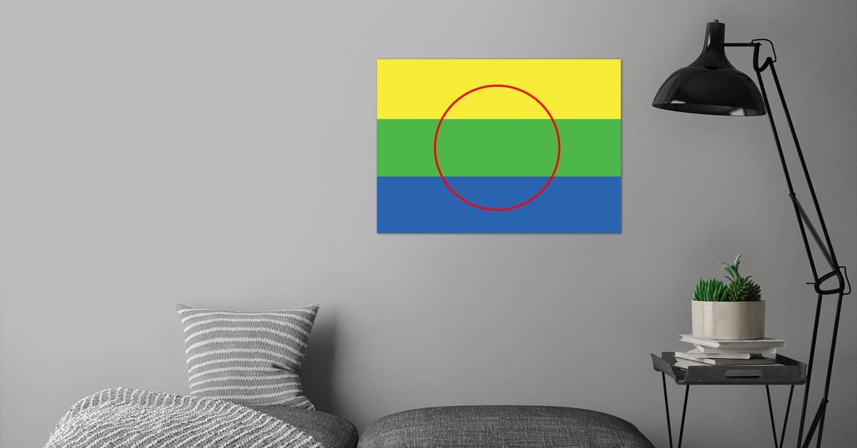 'Peguis First Nation flag' Poster by anamaria tudor | Displate