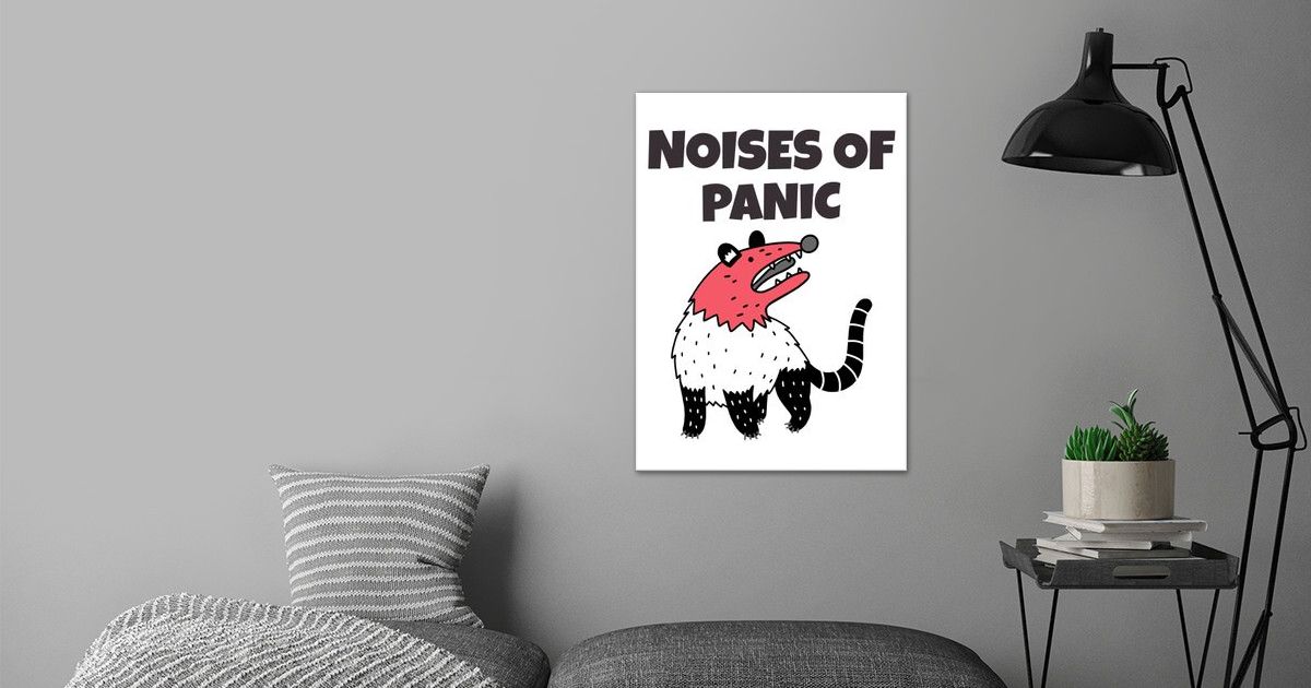 'Noises of Panic Opossum' Poster by NIZAM KHAN | Displate