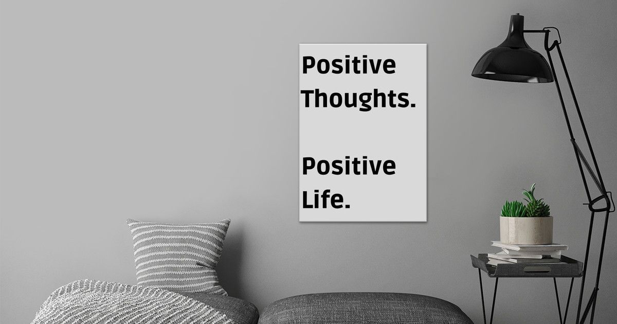 'Positive Thoughts ' Poster by Creativity Shop | Displate