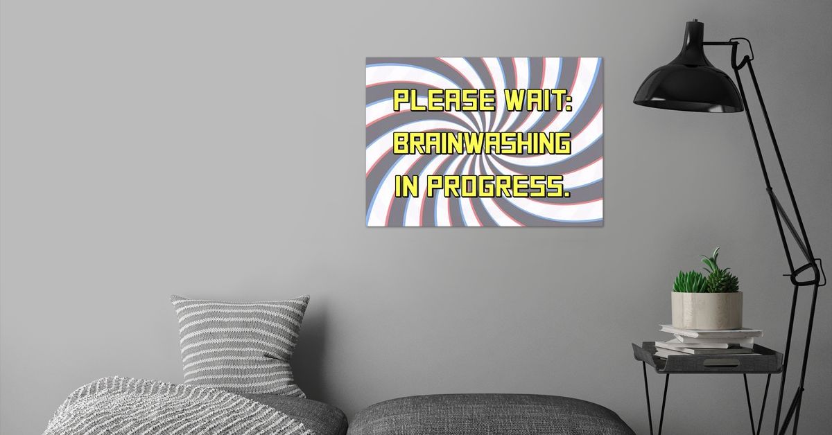 'Hypno dizzy pinwheel rgb b' Poster by Gianfranco Grenar | Displate