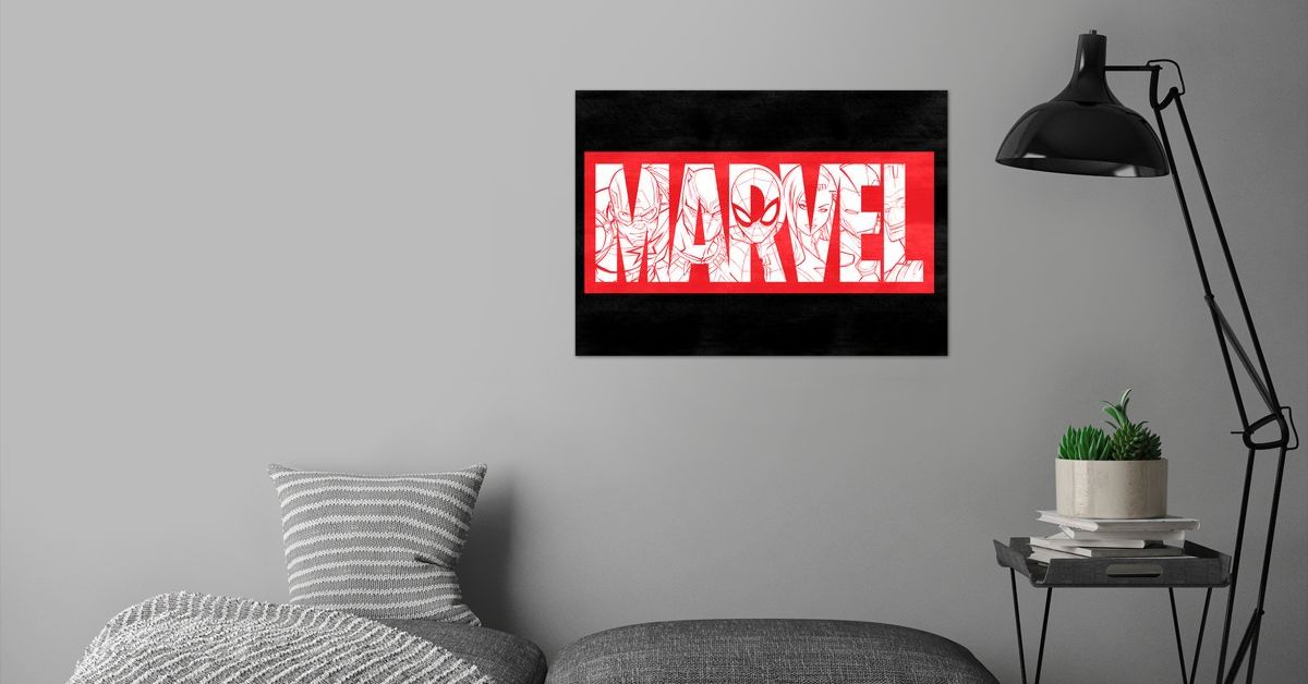 'Marvel Logo 4' Poster by Marvel | Displate