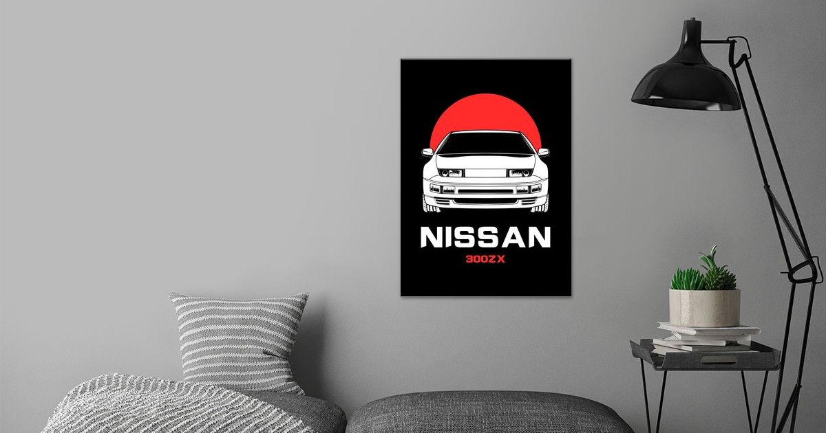 'Nissan 300ZX' Poster by Faissal Thomas | Displate