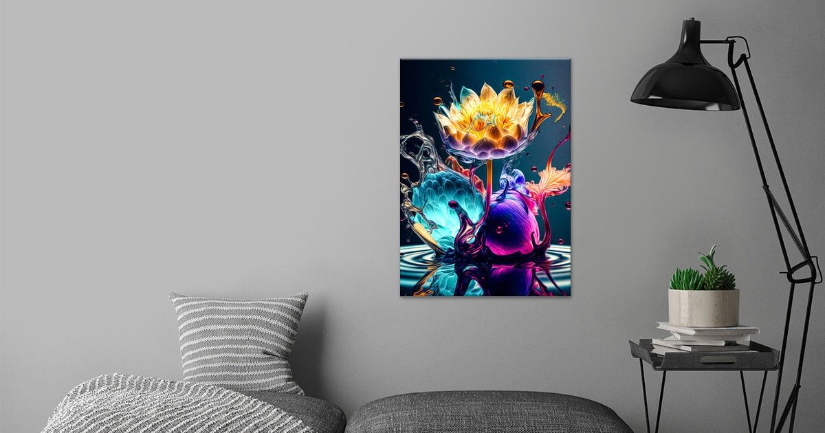 'Flower' Poster by Ties Rosi | Displate