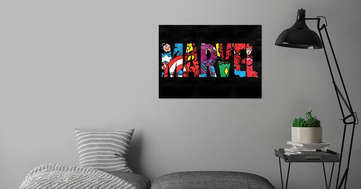 'Marvel Logo 5' Poster by Marvel | Displate