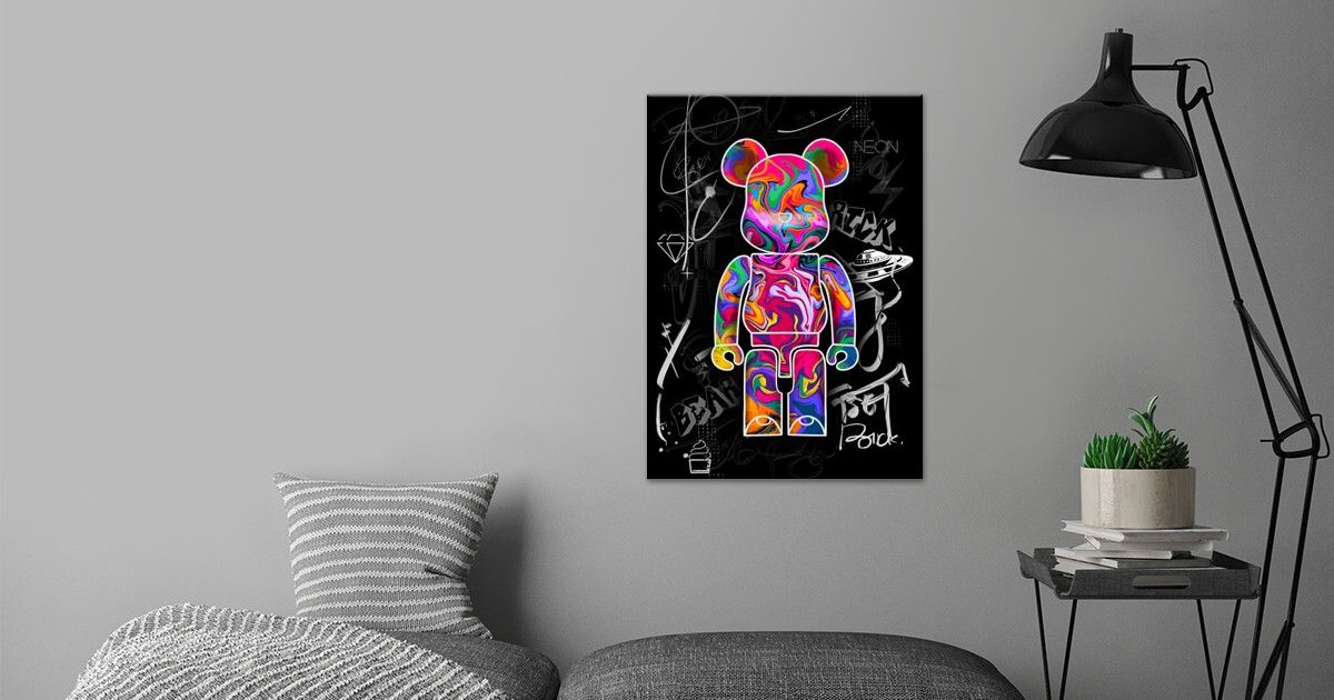 'Bearbrick' Poster by Boon Edgar | Displate