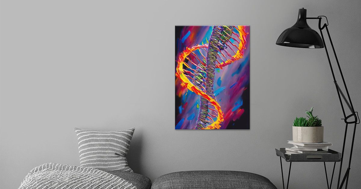 'Dancing DNA 005' Poster by deepdreAmIngstudios | Displate