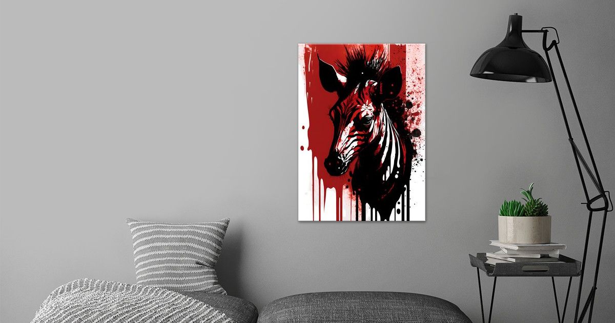 'Okapi Ink Painting' Poster by TortillaChief | Displate