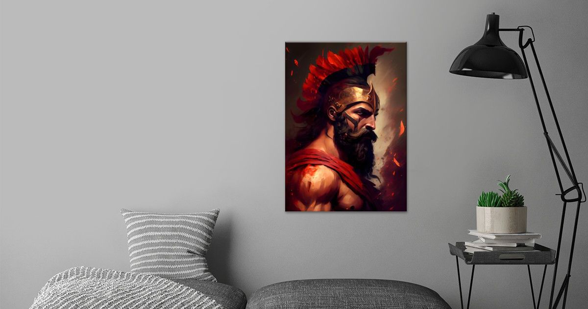 'King Of Sparta' Poster by GoodLifeImages | Displate