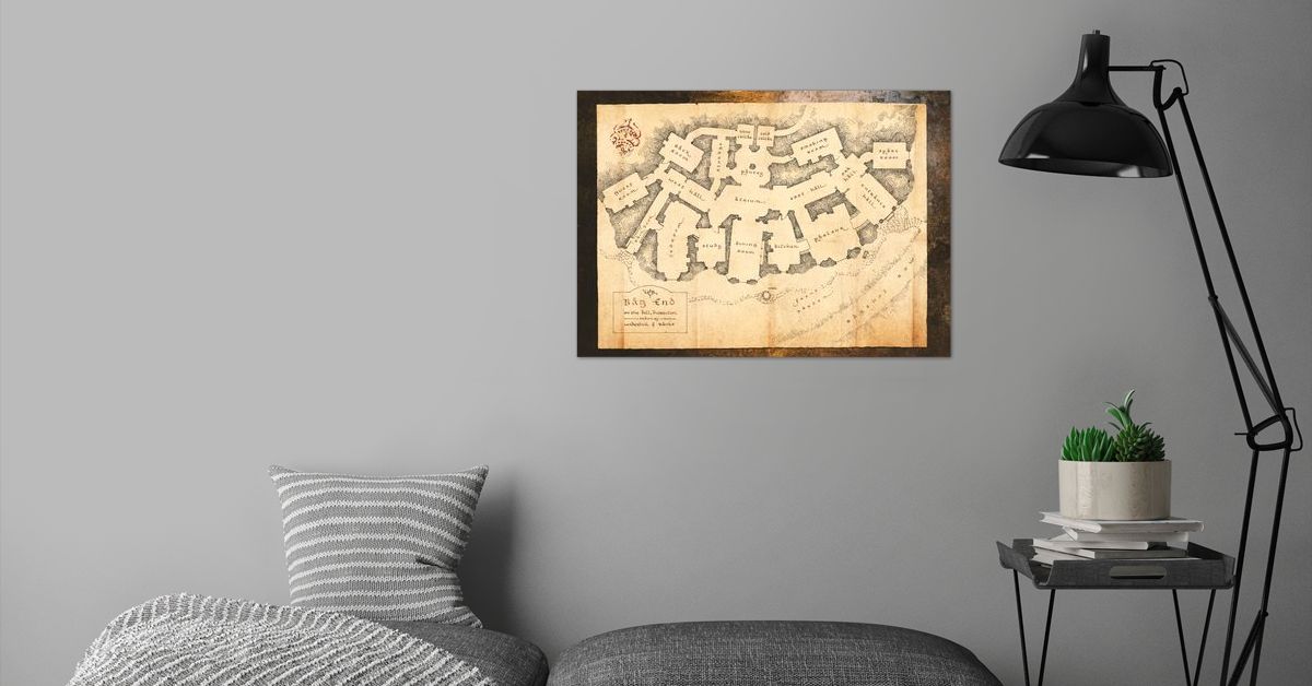 'Bag End House Plan' Poster by Middle-Earth | Displate