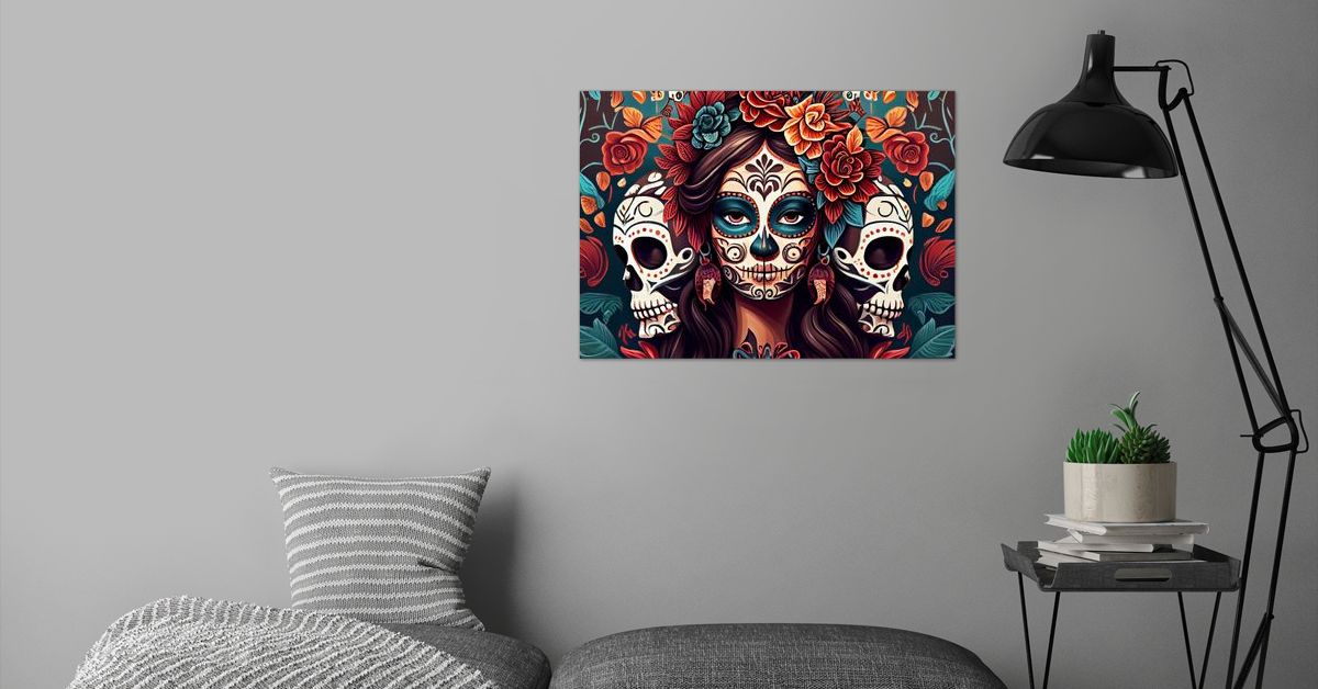 'Celebrating Life and Death' Poster by Steel Canvas Creations | Displate