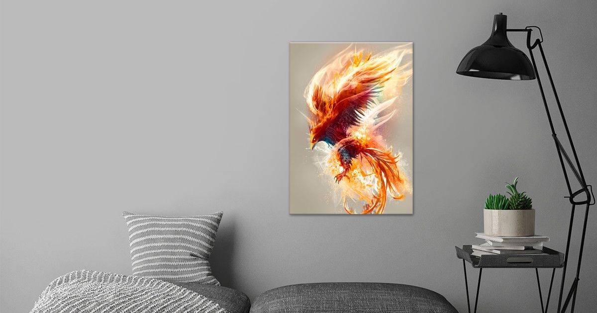 'Phoenix Evolution' Poster by Alfonso Navas | Displate