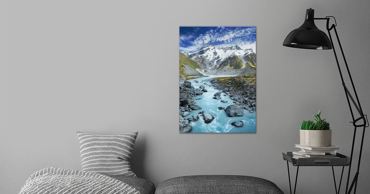 'Mountain Landscape' Poster by Joshua Small | Displate