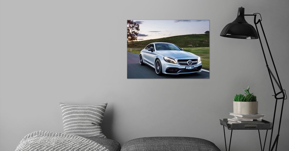 'Mercedes Benz AMG C63' Poster by Monster Car | Displate