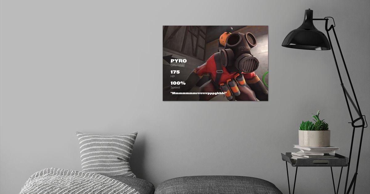 'Pyro' Poster by Team Fortress 2 | Displate