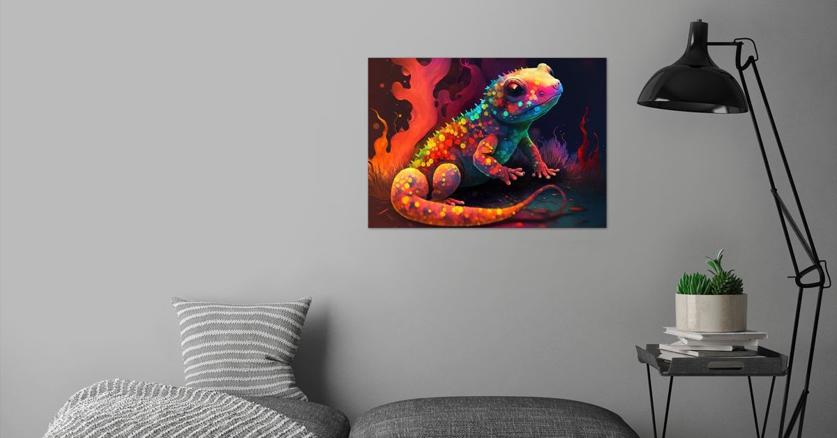 'Gecko Animal' Poster by Anime | Displate