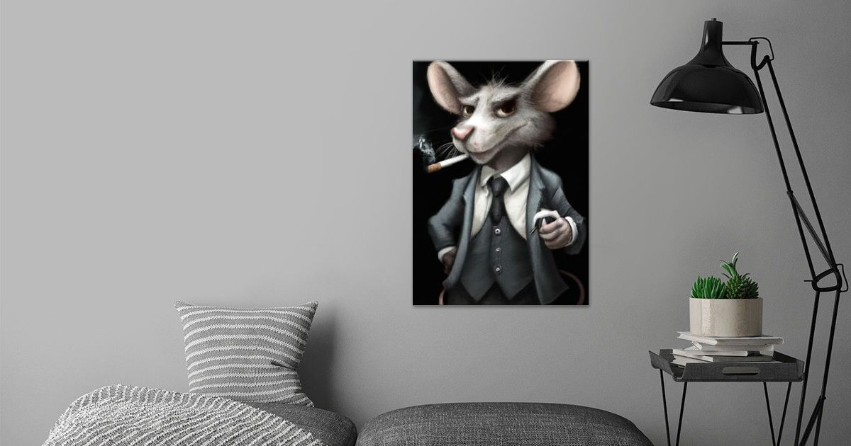 'Mafia Mouse ' Poster by PosterSuite | Displate