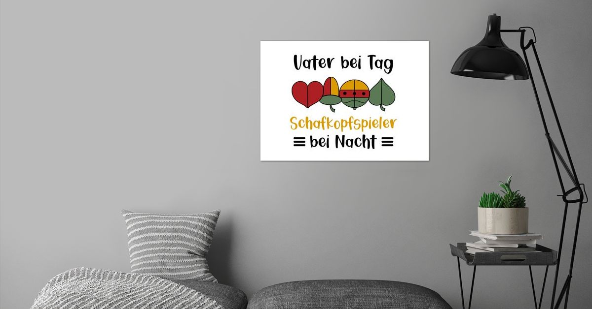 Schafkopf Poster By Sebastian W nsche Displate schafkopf-poster-by-sebastian-w-nsche-displate