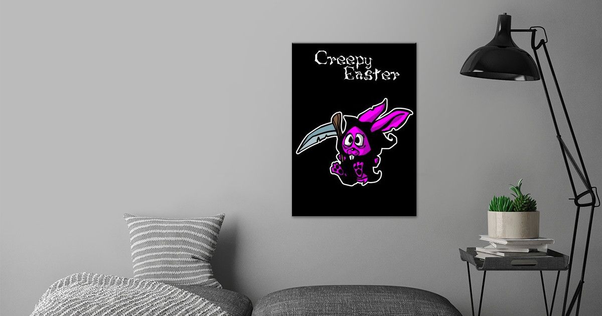 'Easter grim reaper bunny' Poster by LouteCrea | Displate