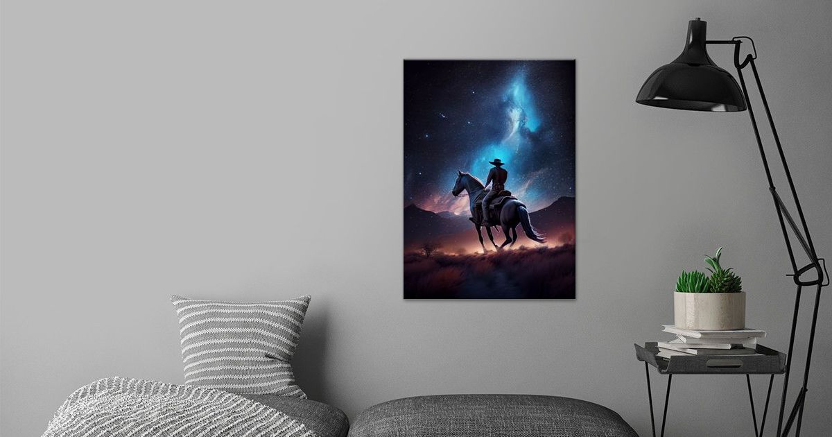 'Midnight Rider' Poster by Scott Prokop | Displate