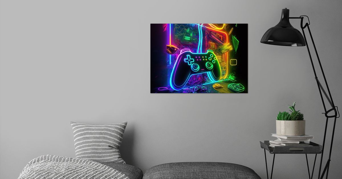 'Playstation controller ' Poster by NeoRowe | Displate