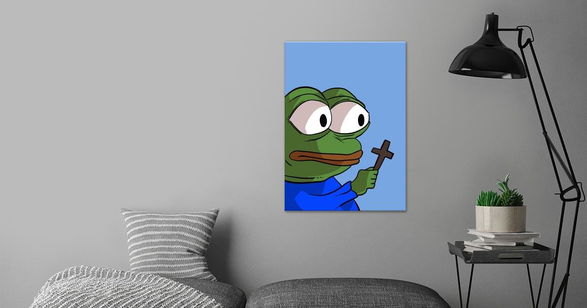 'shock pepe' Poster by Eunoia | Displate