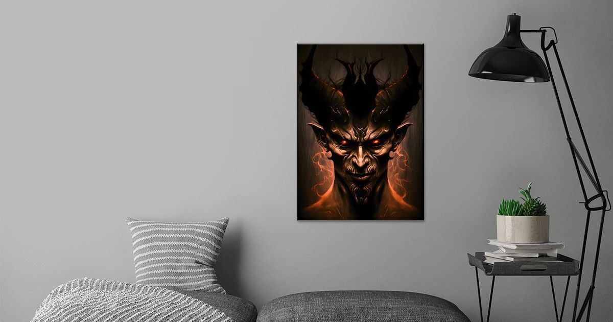 'Shade Demon' Poster by CanvasPixelDreams | Displate