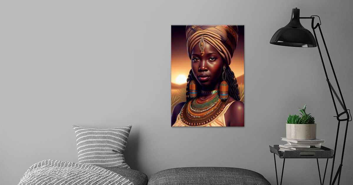 'African woman' Poster by DorthyToy | Displate