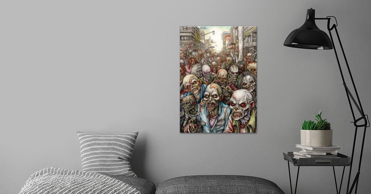 'Horror Street' Poster by Steel Canvas Creations | Displate