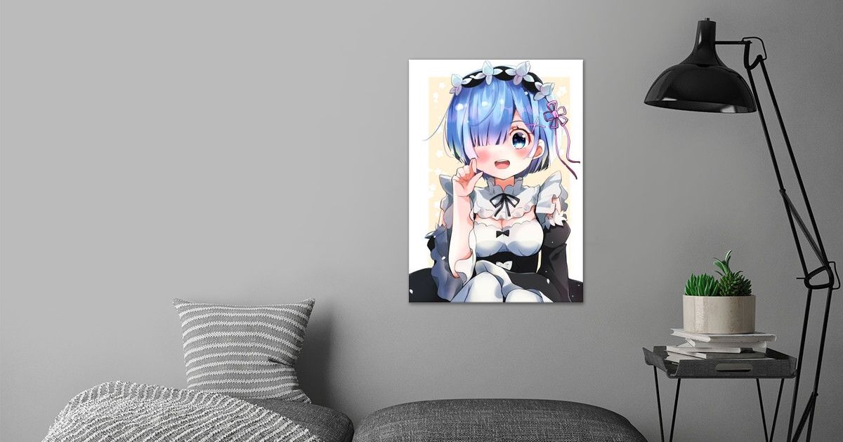'ReZero Rem' Poster by Kyrie Escala | Displate