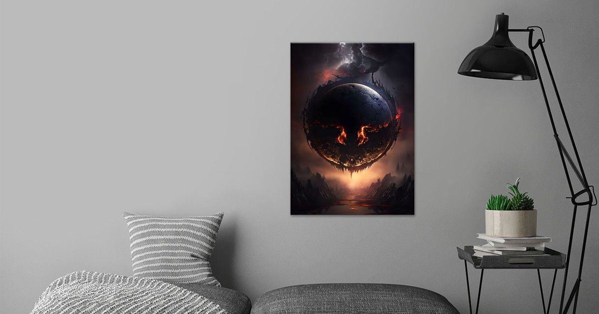 'Planet of devil' Poster by CanvasPixelDreams | Displate