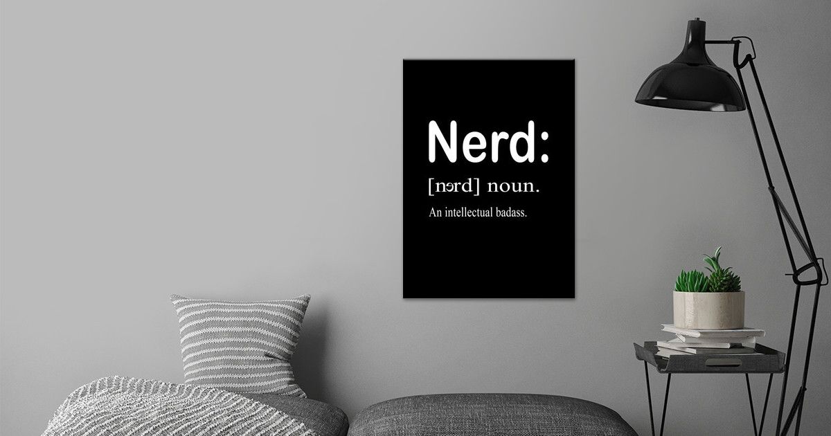 'Nerd Definition' Poster by anhvivuha | Displate
