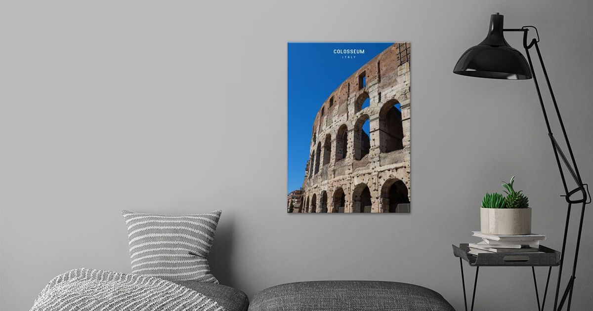 'Colosseum ' Poster by Famous City | Displate